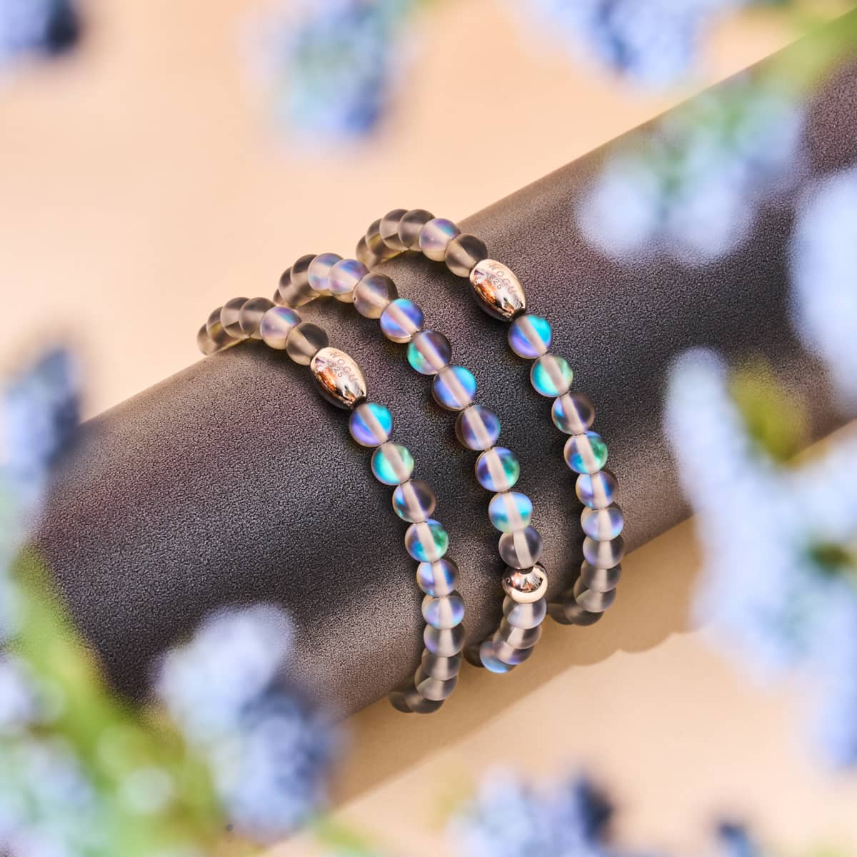 Grey | .925 Sterling Silver | Mermaid Glass Bead Bracelet– NOGU United ...
